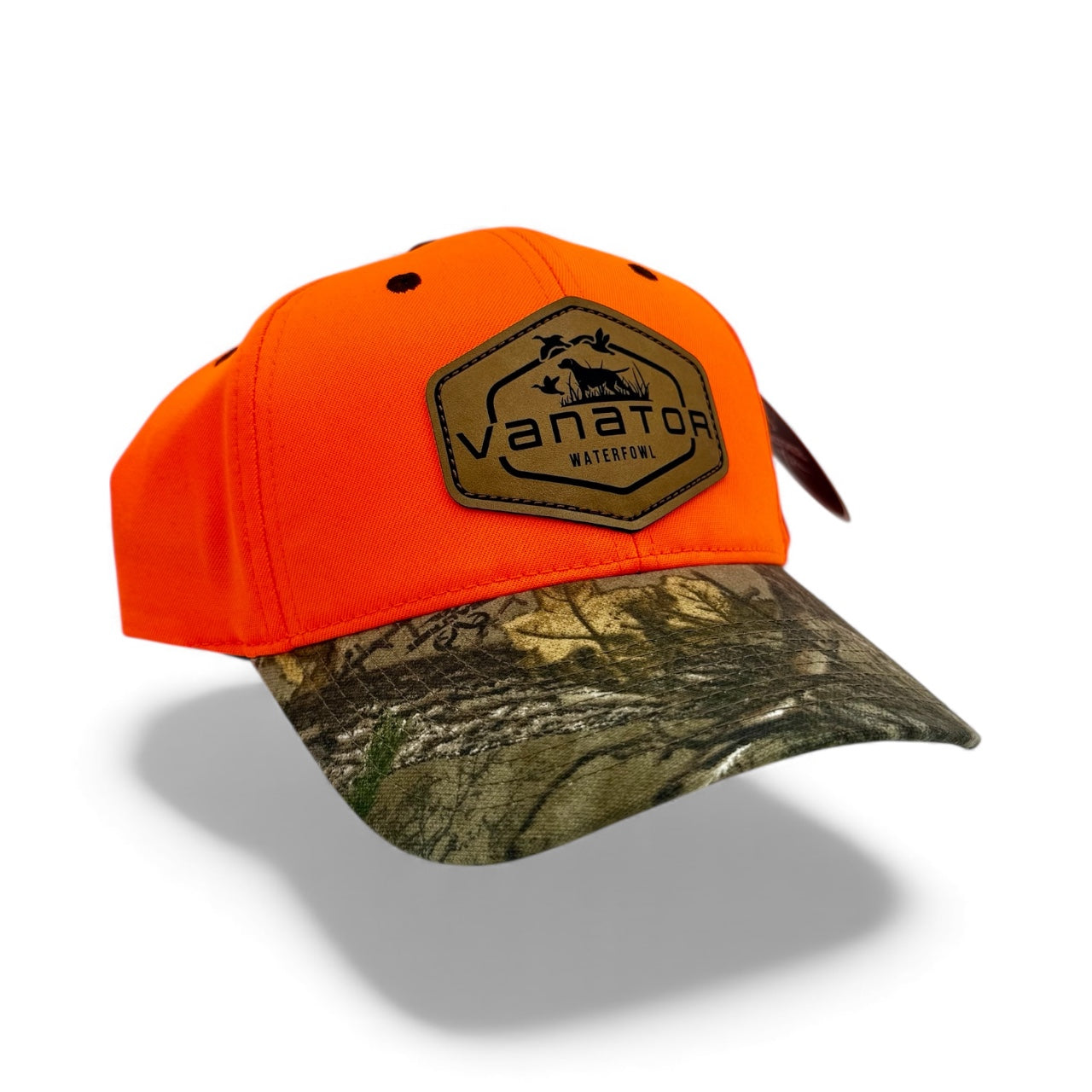 Hunters Orange Realtree Velcro back Hat – Vanator