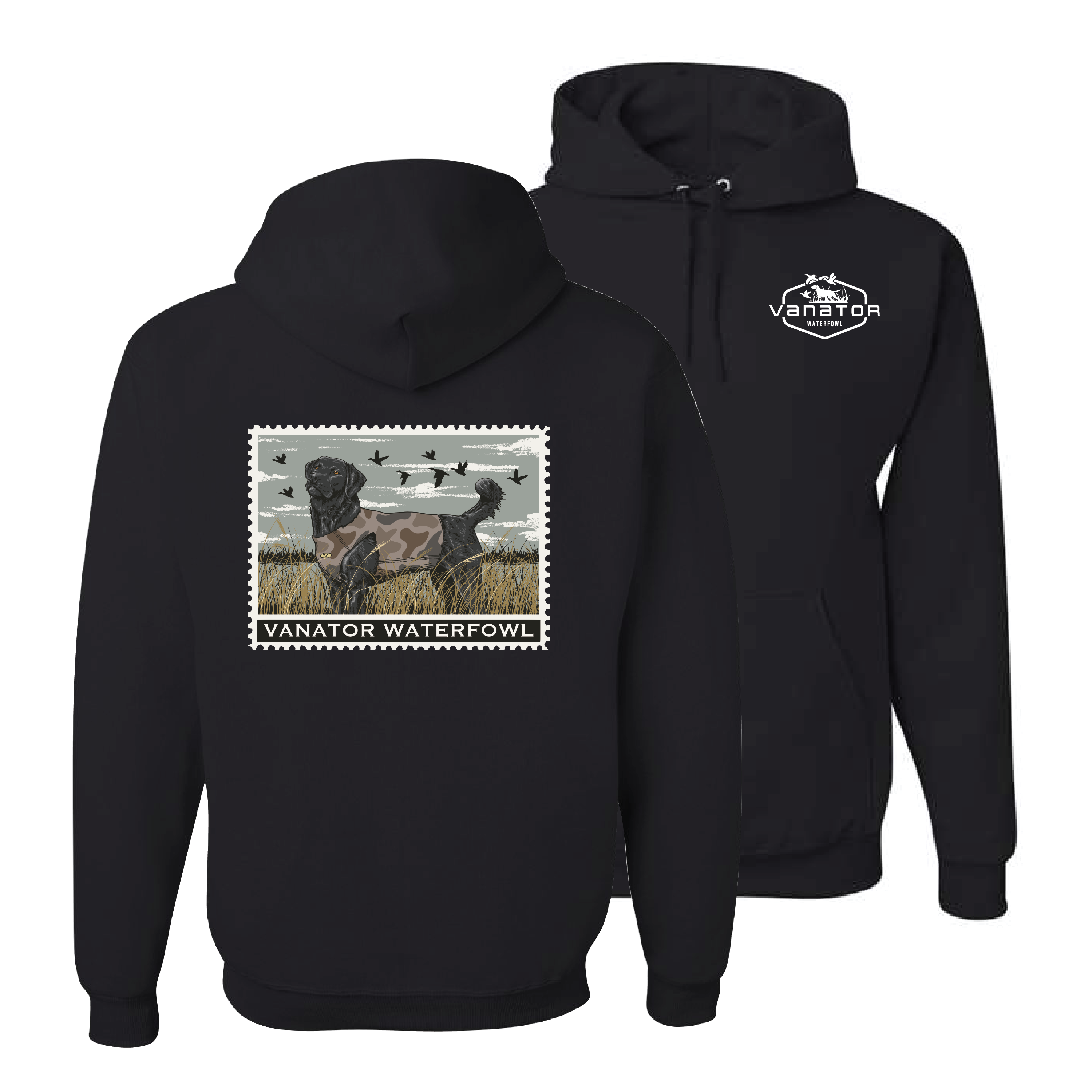 Black Lab Stamp Hoodie – Vanator